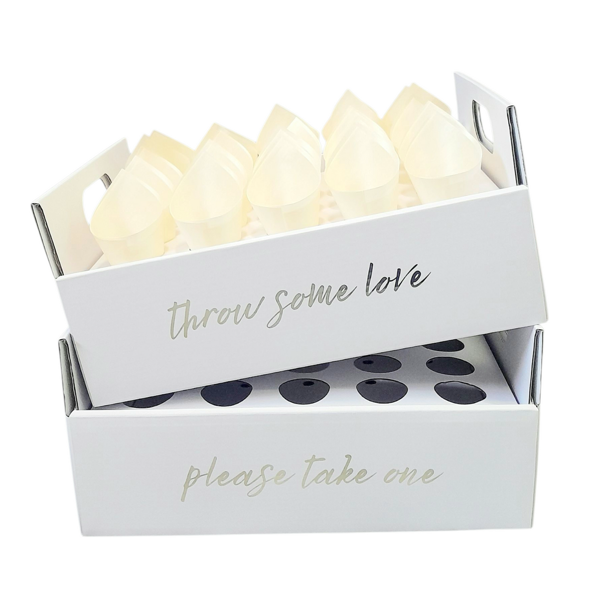 Wedding Confetti Cone Tray Holder - Love Confetti – Love Confetti